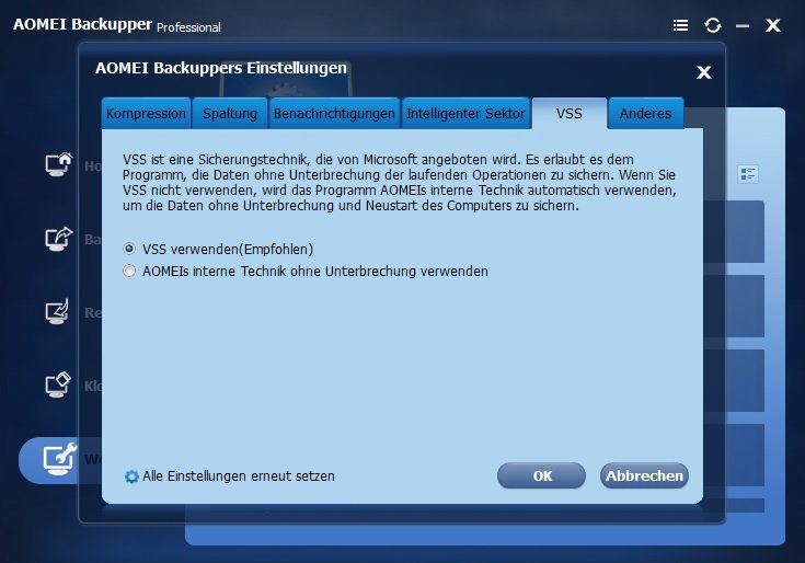 Neue Funktionen von AOMEI Backupper: Systemsicherung, Dateisicherung ...