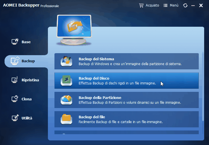 Backup Computer Prima Di Resettare Fabbrica per Proteggere I Dati
