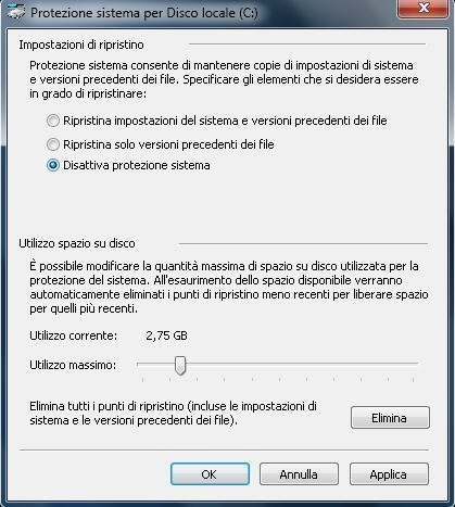 Abilitare Copia Shadow del Volume per Windows 10, 8, 7