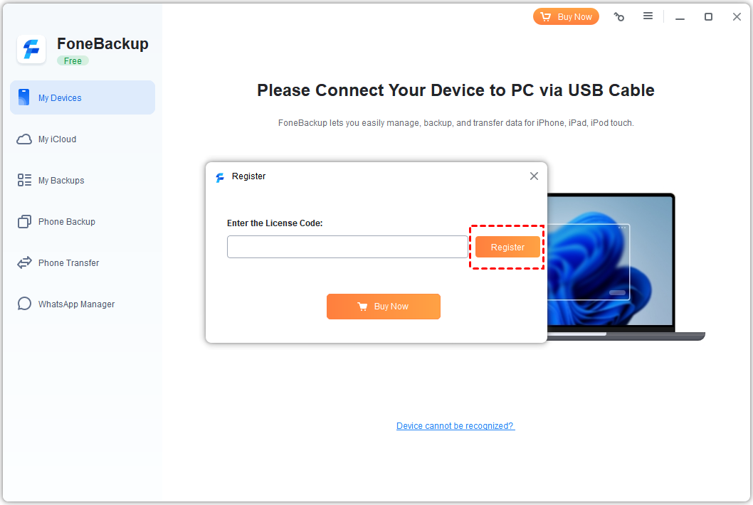 How to Register AOMEI FoneBackup