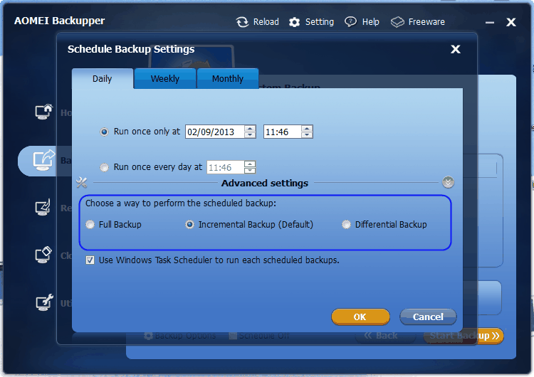 Free Windows Continuous Backup Software For Data Protection