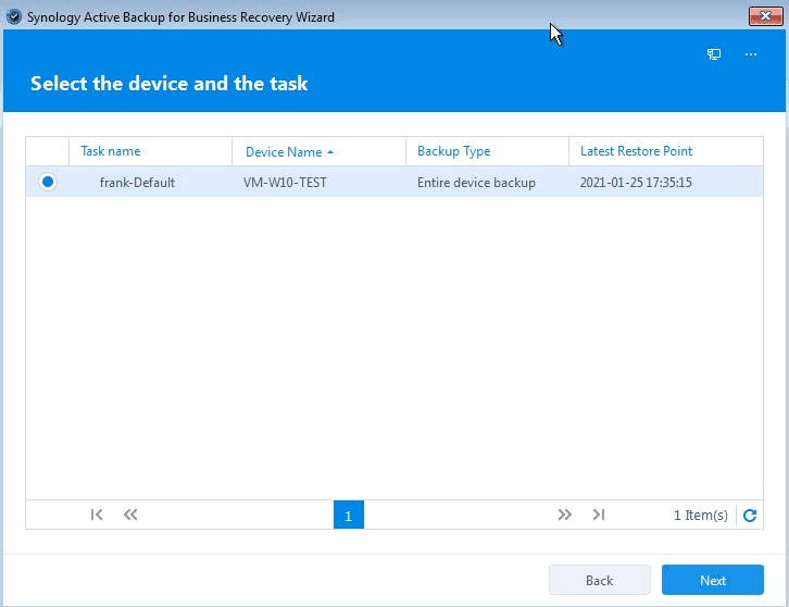 Bare Metal Recovery with Synology Active Backup for Business