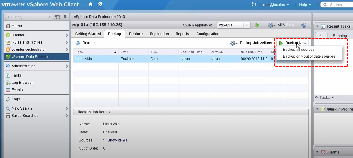 VMware Cloud Backup with AOMEI Cyber Backup and VDP