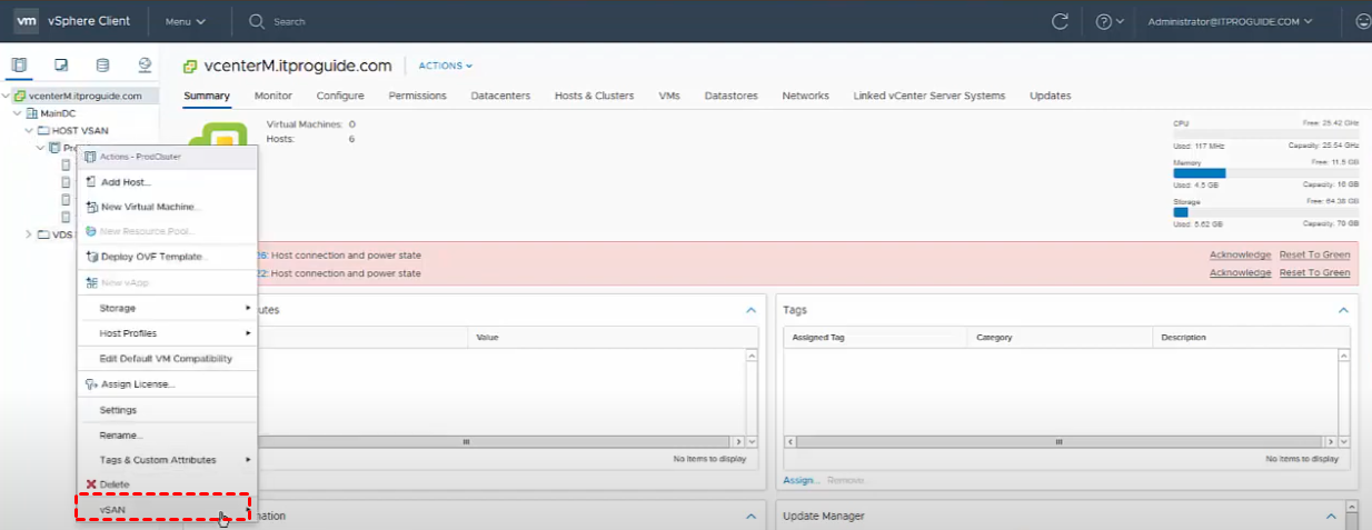 How to Create and Configure vSAN Cluster Step-by-Step