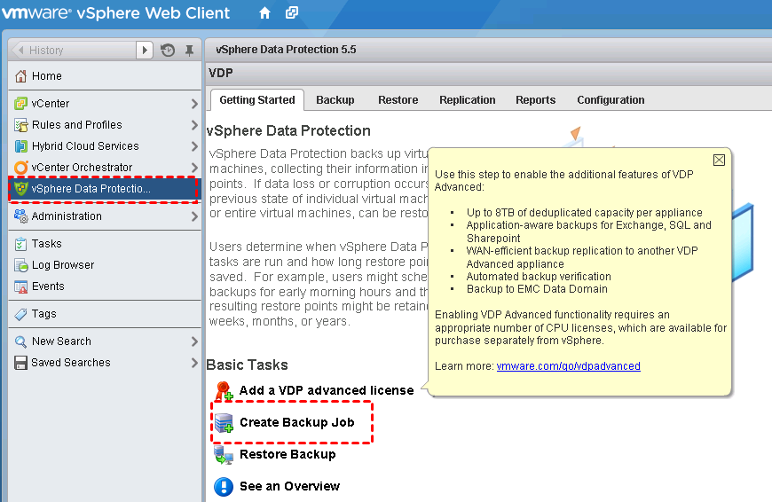 VMware Cloud Backup with AOMEI Cyber Backup and VDP