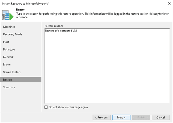 How to Perform Veeam Instant VM Recovery to Hyper-V