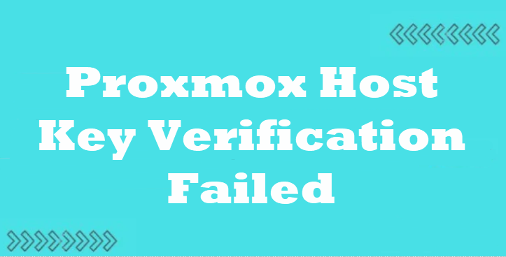 Solved Proxmox Host Key Verification Failed