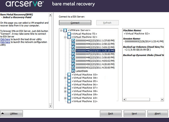 How To Create And Restore Arcserve Instant Vm Step By Step