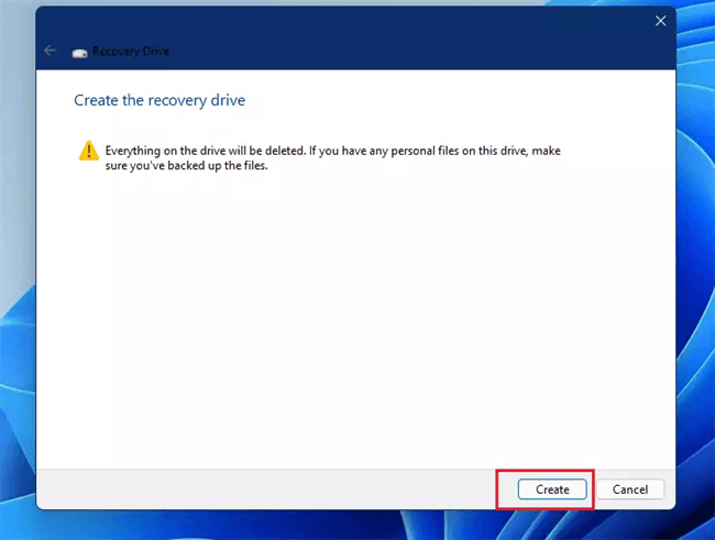 How to Create Windows 11 Recovery USB Drive – 2 Ways Included