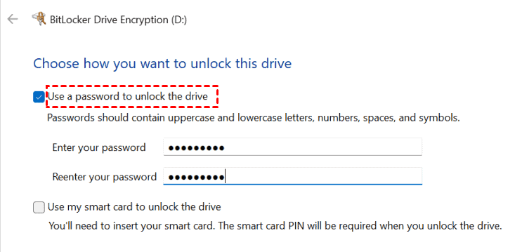 How to Turn on or off Bitlocker to Go in Windows 11