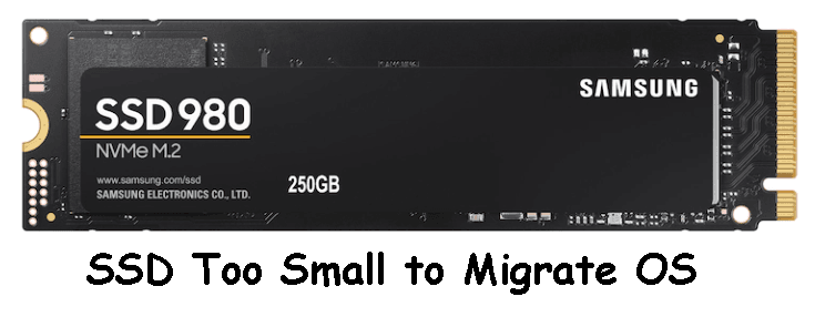 Easy Fix for SSD Too Small to Migrate OS