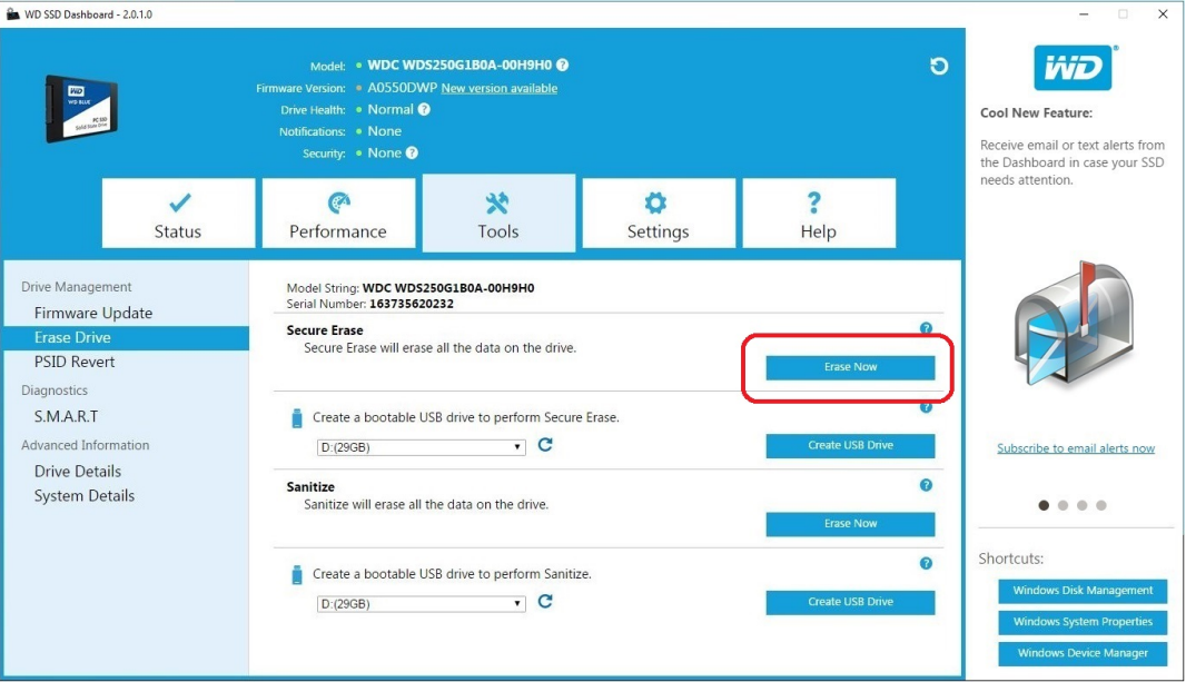 How to Perform WD SSD Secure Erase Easily on Windows 10/11
