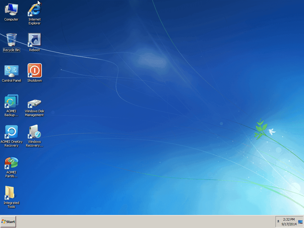 Make a Bootable USB Using AOMEI PE Builder