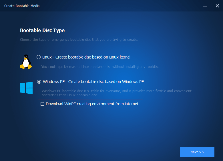 Backupper WinPE Cannot Recognize NVME drives