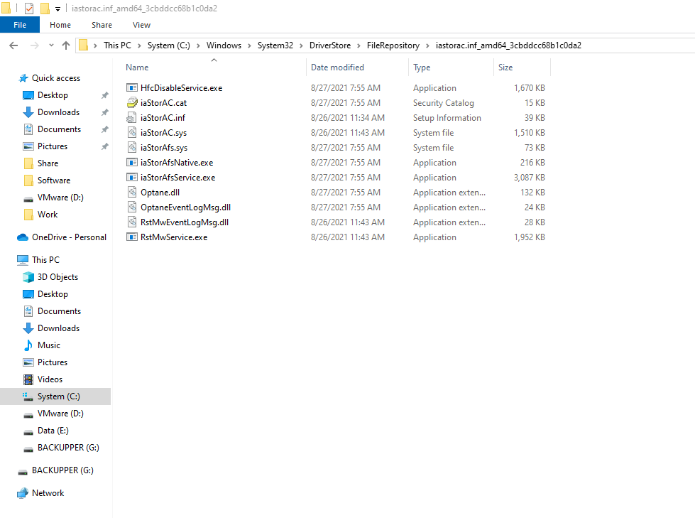 Backupper WinPE Cannot Recognize NVME drives