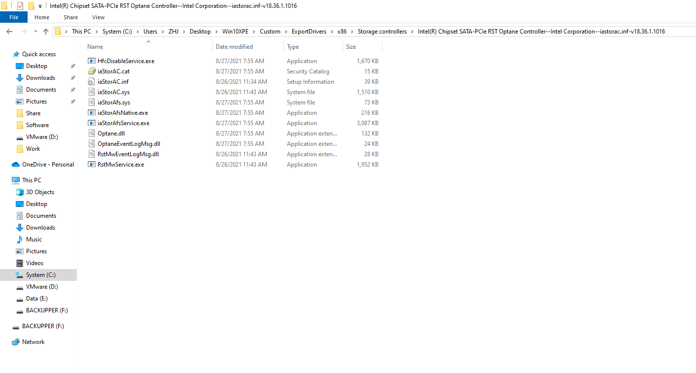 Backupper WinPE Cannot Recognize NVME drives