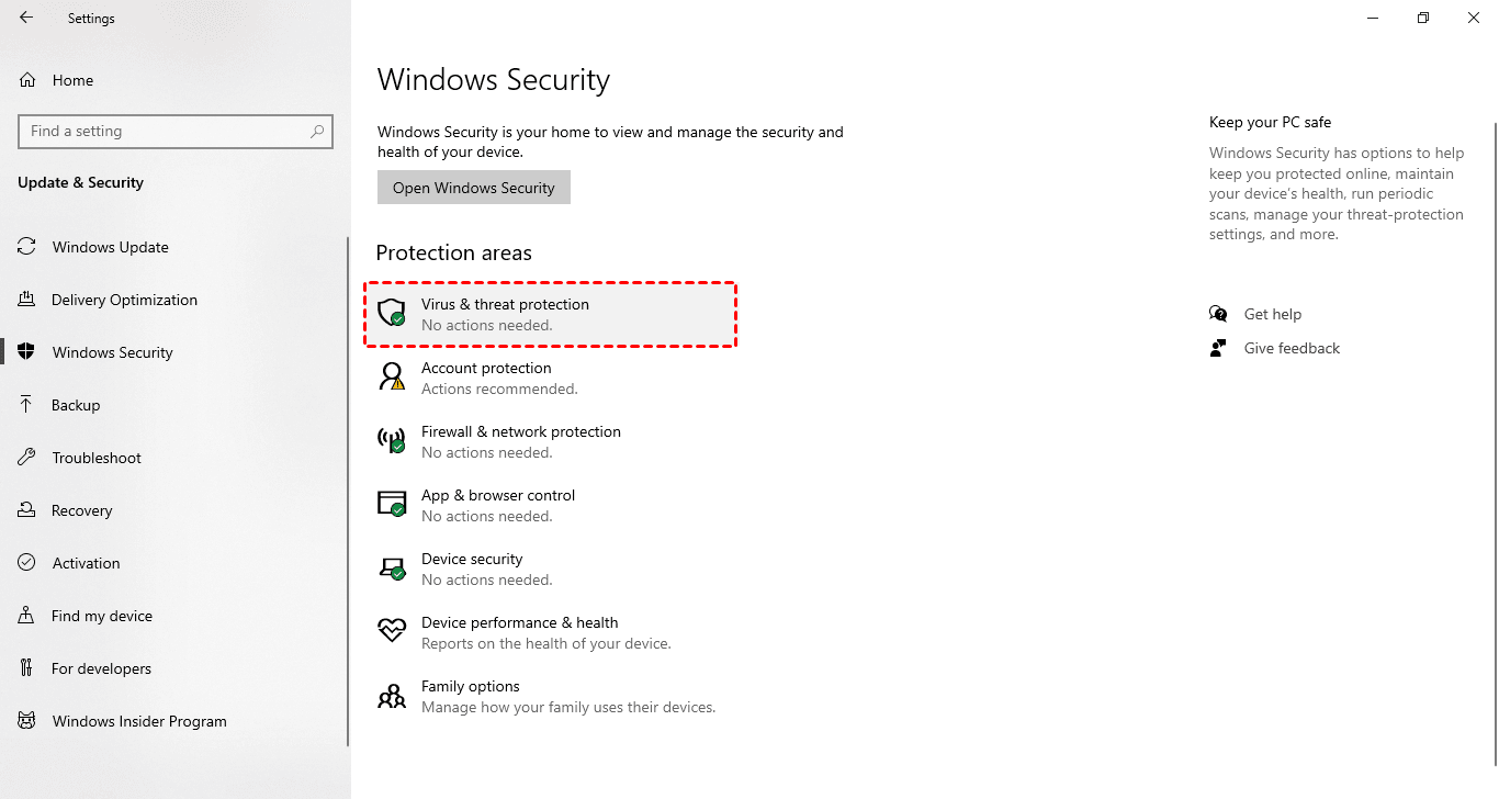 How to fix error Failed to enable backup service?