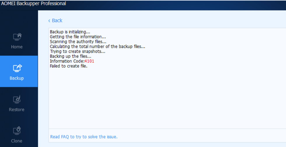How to fix error code 4101