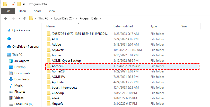 How to make hidden folders/files visible?