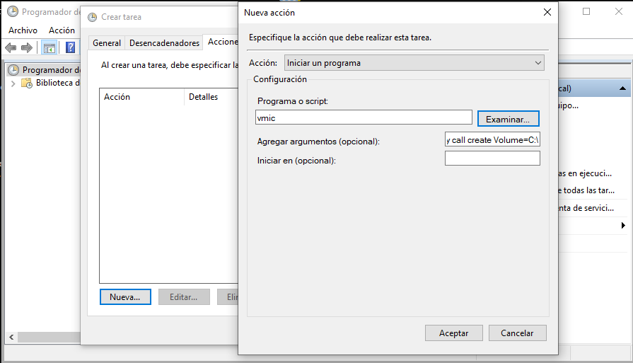 Cómo utilizar correctamente Volume Shadow Copy en Windows 10