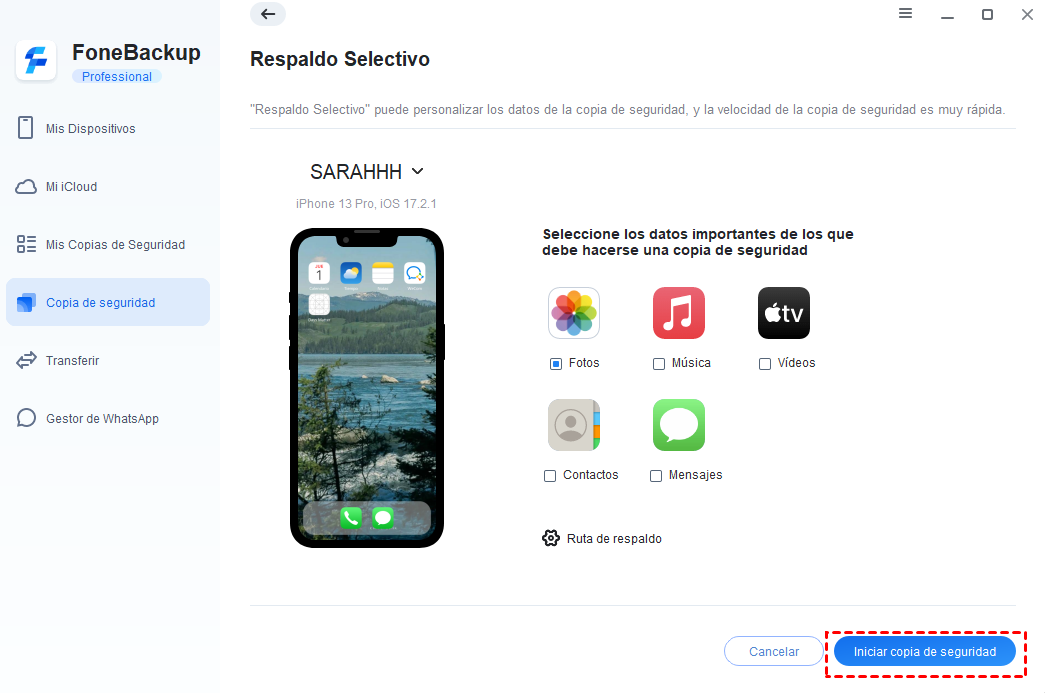 4 maneras eficientes: ¿Cómo hacer una copia de seguridad de iPhone a ...