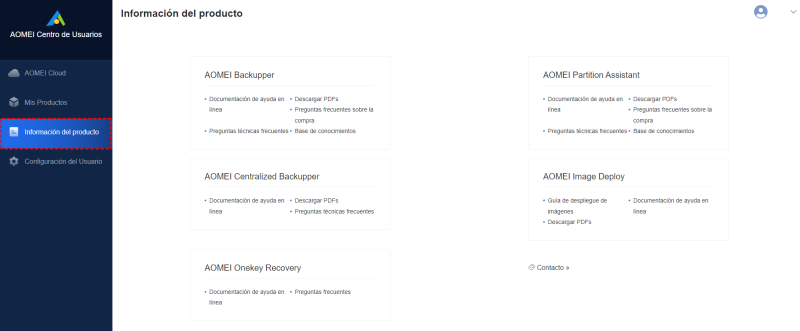 ¿Cómo Administrar Su Cuenta AOMEI?