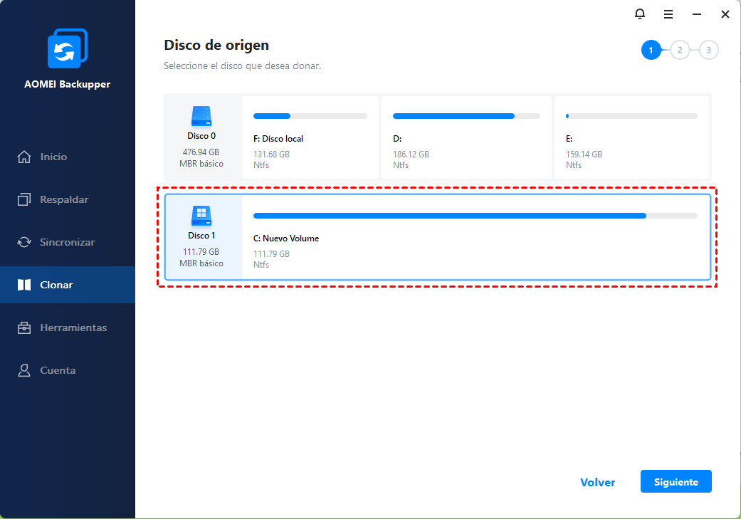 Clonar disco duro en Windows Server 2016, 2019, 2022 sin reinstalar