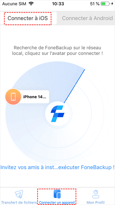 Transférer photo d'un iPhone à un autre sans iCloud